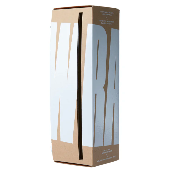 Q WRAP | TRANSPARENT PERFORATED FILM FOR SALON USE – Que Colour